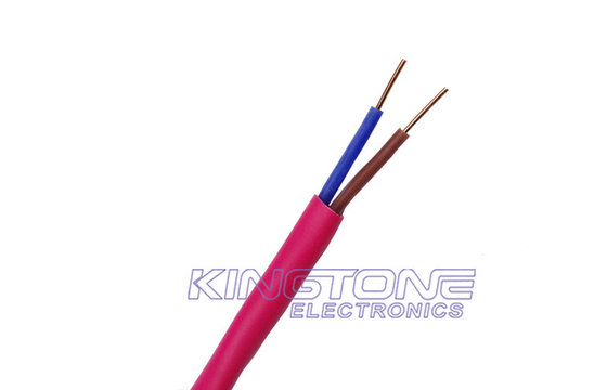 FRLS Unshielded 0.50mm2 Fire Resistant Cable , Bare Copper with 5.00mm Jacket