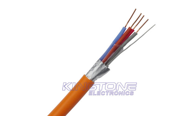FRHF Cable 2 Cores Unshielded Copper Silicone Insulation Fire Resistant Cable