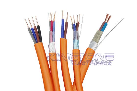 FRHF Cable 2 Cores Unshielded Copper Silicone Insulation Fire Resistant Cable