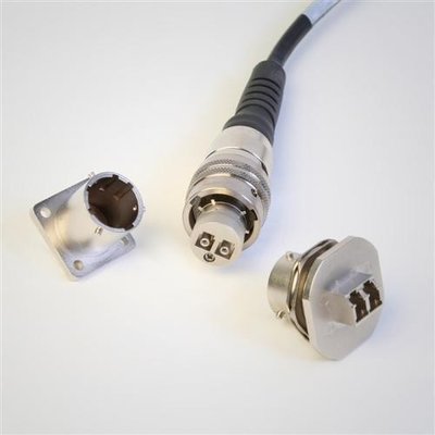Based On The N Type RF Coax Connector PTLC Optical Fiber Patch Cord, Fire Resistance Cable