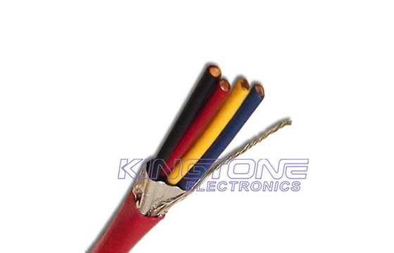 14 AWG Fire Alarm System Cable 4 Conductors FPLR-CL2R PVC Insulation Riser