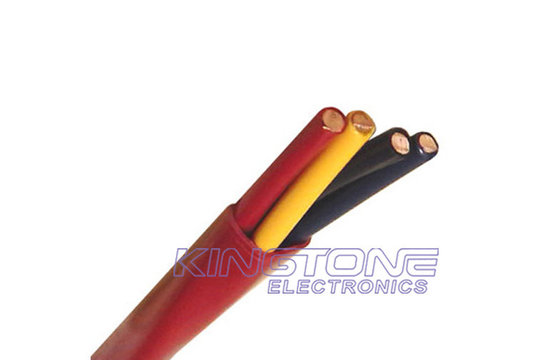 Unshielded 4 Cores Fire Alarm Cable 12 AWG with Plenum PVC Insulation