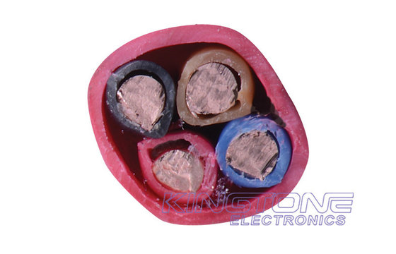 Unshielded 4 Cores Fire Alarm Cable 12 AWG with Plenum PVC Insulation