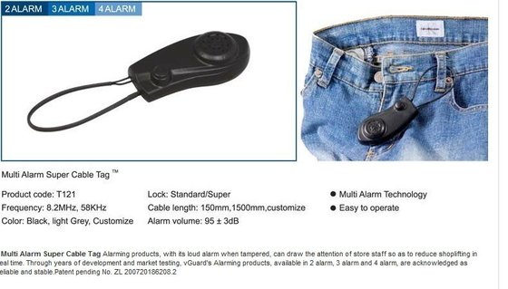 Multi Self alarm Super Cable tag