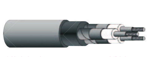 26KV/35KV Aluminum Conductor Low Smoke Zero Halogen Cable LSHF