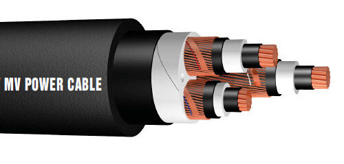 XLPE Insulated PVC Sheathed Flame Retardant Cable For Distribution Lines
