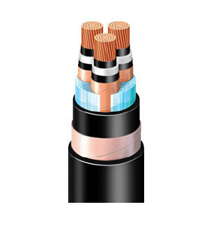 XLPE Insulated PVC / PE Outer Sheathed Flame Retardant Cable 26/35KV