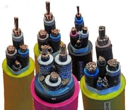 Cold Resistance Rubber Insulated Cable Sheath Wire YHD for Industrial Use