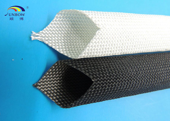 Non-alkali Fiberglass Braided High Temperature Fiberglass Sleeving for Insulation Cable Protection