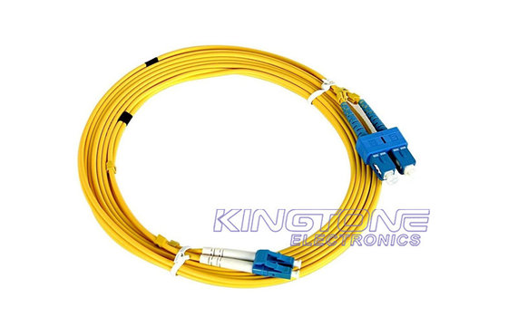 3.0mm OD Optical Fiber Patch Cord Multimode Duplex For CATV