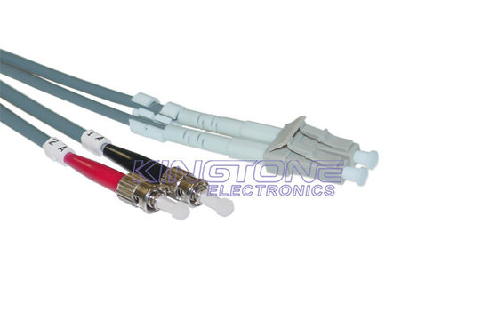 Multimode Fiber Optic Patch Cord ST to LC 50/125 Duplex 3.0mm OD