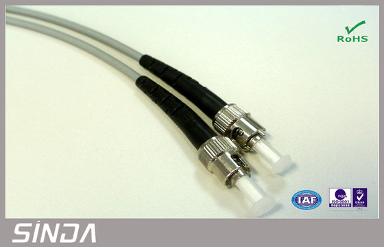 ST LSZH  Fiber Optic Patch Cord Cable SM MM available for FTTH CATV Network