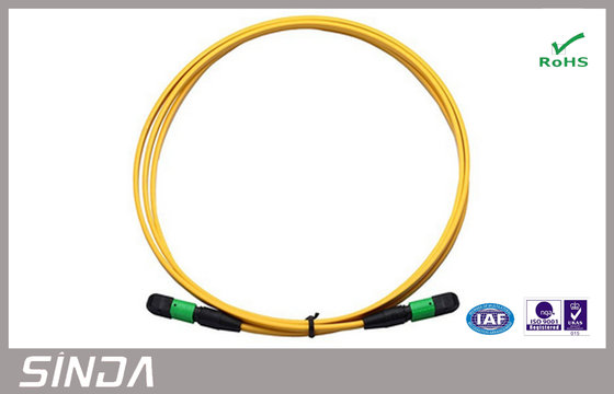 2.0mm OM3  Fiber Optic Patch Cord 4 / 8 / 12 / 24 Fiber MPO