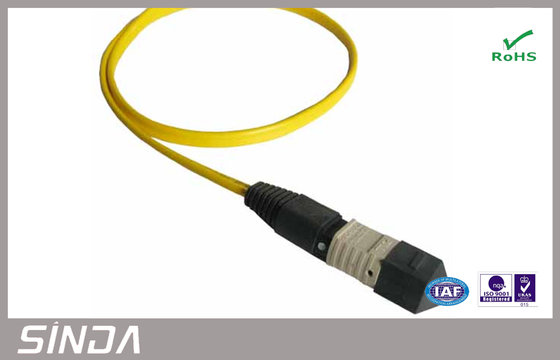 2.0mm OM3  Fiber Optic Patch Cord 4 / 8 / 12 / 24 Fiber MPO