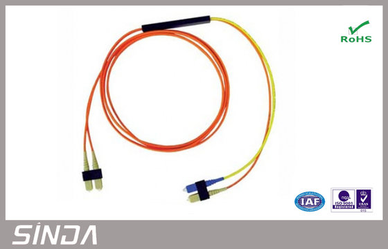 Mode Conditioning Fiber Optic Patch Cord , SC Mode Conditioning Fiber Optic Jumper