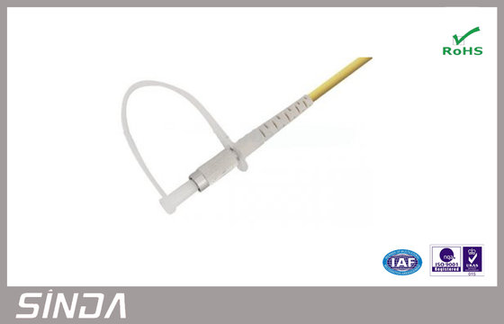 DIN Fiber Optic Patch Cord Screw-thread Coupling Mechanism SM or MM Available 
