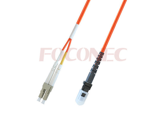 Multimode Duplex LC - MTRJ Fibre Optic Patch Cord, OM1 or OM2 Fiber Jumper