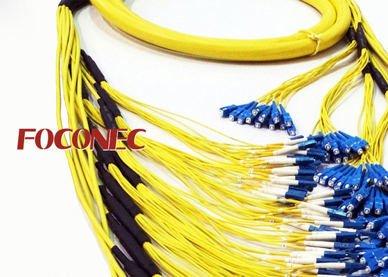 144 Core Trunk Fiber Patch Cord , Multistrand Patch Cable with Breakout Kit