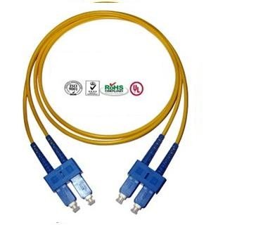 Customized 12 Core SC Fiber Optic Patch Cord Singlemode Full Duplex