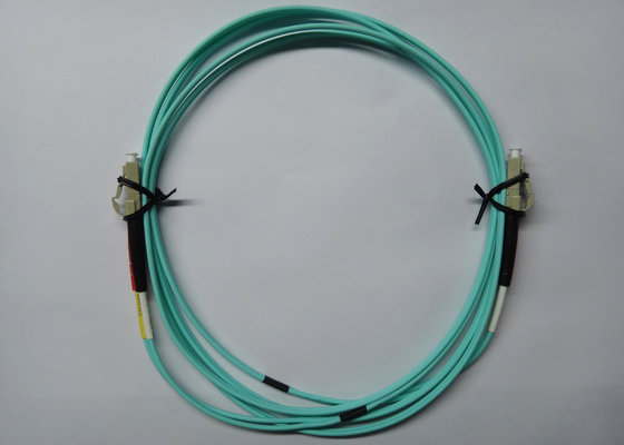 LC OM3 Duplex Fiber Optical Patch Cord LSZH jacket High Return Loss