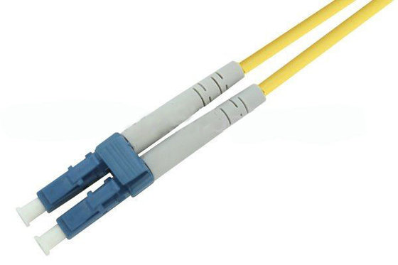 LC Singlemode Fiber Optical Patch Cord Telecom class , Polishing A