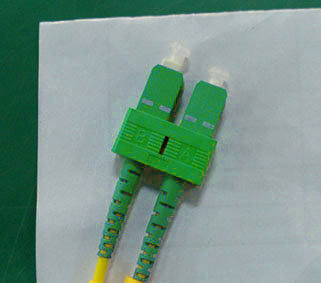 SM Duplex Fiber Optic Patch Cable , SC / APC Connector PVC Cable