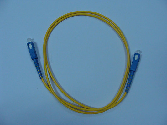 LAN / CATV Fiber Optic Patch Cord , 2.0mm Simplex SM PVC Cable
