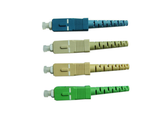 SM Duplex 2.0MM Optical Fiber Patch Cord , SC / APC to SC / UPC OFNR Cable