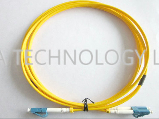 クリップ Zipcord が付いている LC/UPC- LC/UPC SM の二重繊維光学のパッチ・コード 2.0mm