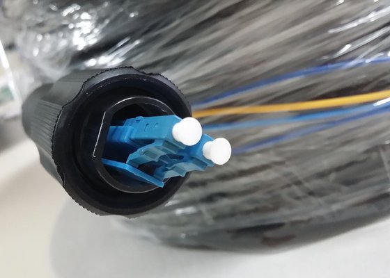 Single mode / Multimode PDLC Fiber Optic patch Cord with Waterproof Outdoor Cable