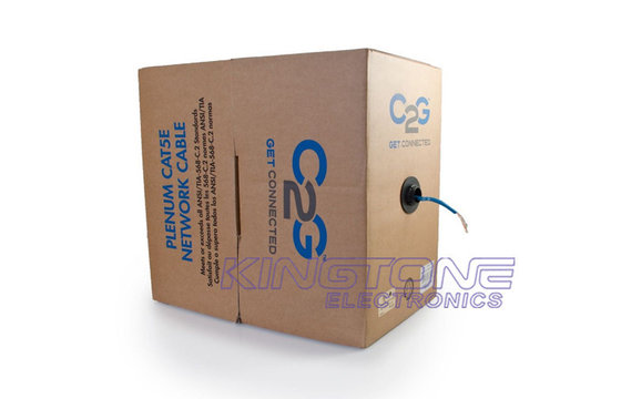 LAN 4 Pairs CAT5E Security Camera Cables 2 Conductors CCA Power with PE Jacket