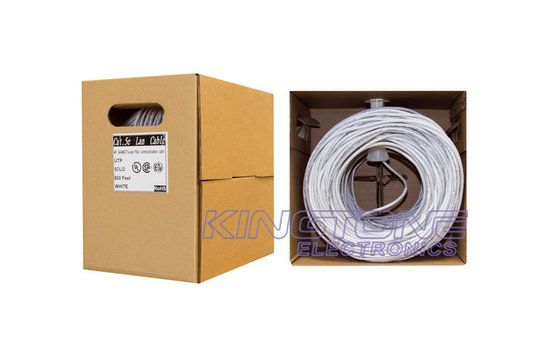 24AWG Bare Copper Security Camera Cable UTP CAT5E with UL CM Rated PVC