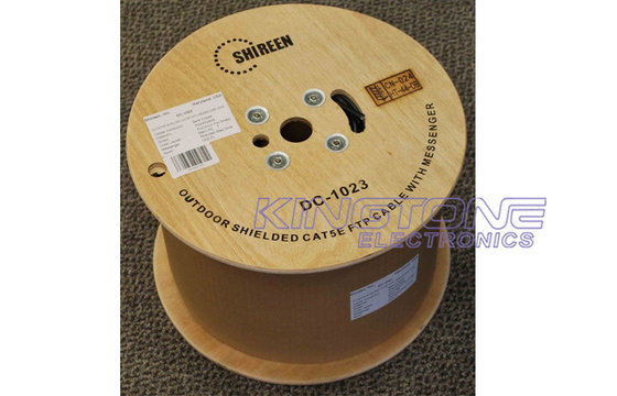 UTP CAT5E Figure 8 Cable for IP Camera 24AWG BC PE Jacket for Outdoor Use