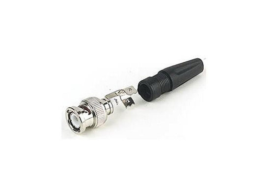 Varón del conector BNC del CCTV del cable de la cámara de seguridad al varón para el cable coaxial