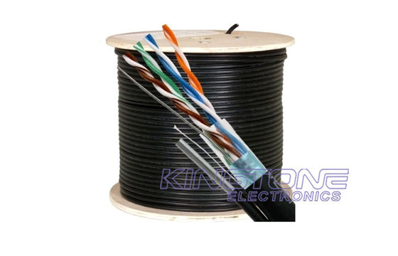 UTP CAT5E Outdoor With Messenger Network Cable  4 Pairs 24AWG Bare Copper UV-PE