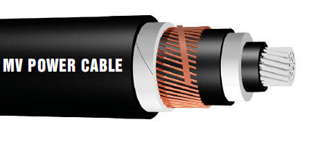 Insulated Aluminium Wire High Voltage Underground Cable XLPE Insulated