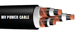 Copper Conductor Wire High Voltage Cables Underground 1KV - 35KV