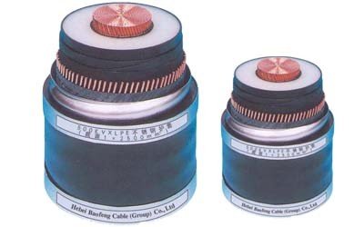Copper XLPE High voltage power cable and PE / PVC outer sheath cable