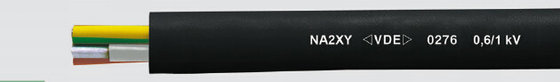 Aluminum XLPE Armored Low Voltage Cable PVC Sheathed Cable Black