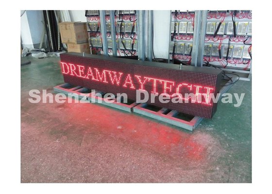 Outdoor LED Moving Message Display P10 1R With 1600 x 320 mm For Text
