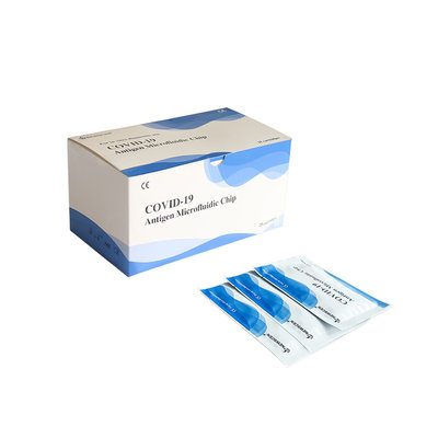 SARS-CoV-2 Rapid Antigen Test CE  microfluidic chip