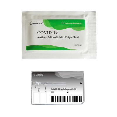 SARS-CoV-2 Rapid Antigen Test CE Microfluidic Triple test