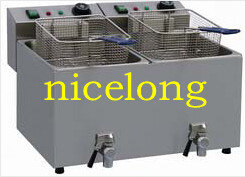 China Kitchen equipment twin tanks electronic mini fryer BEF8-18-2QT supplier