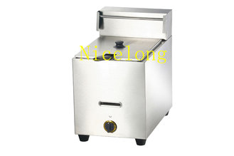 China Chinese restaurant kitchen equipment Safe protect stainless steel gas fryer GF-71 supplier