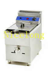 China LPG2800 gas type stainless steel single tank fryer GF-181 supplier