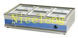 China Auto temperature control stainless steel electric bain marie food warmer BM-6T supplier