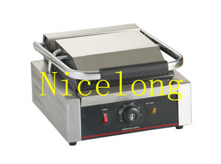 China High efficiency stainless steel electric grill panini contact grill EGD-10 supplier