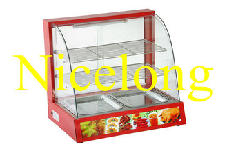 China ELW-990R electronic curved glass food warmer for catering supplier