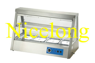 China ELW-23S glass display showcase food warming equipment 2 layers 4 trays supplier
