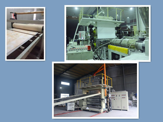 PVC stone plastic decorative board production line